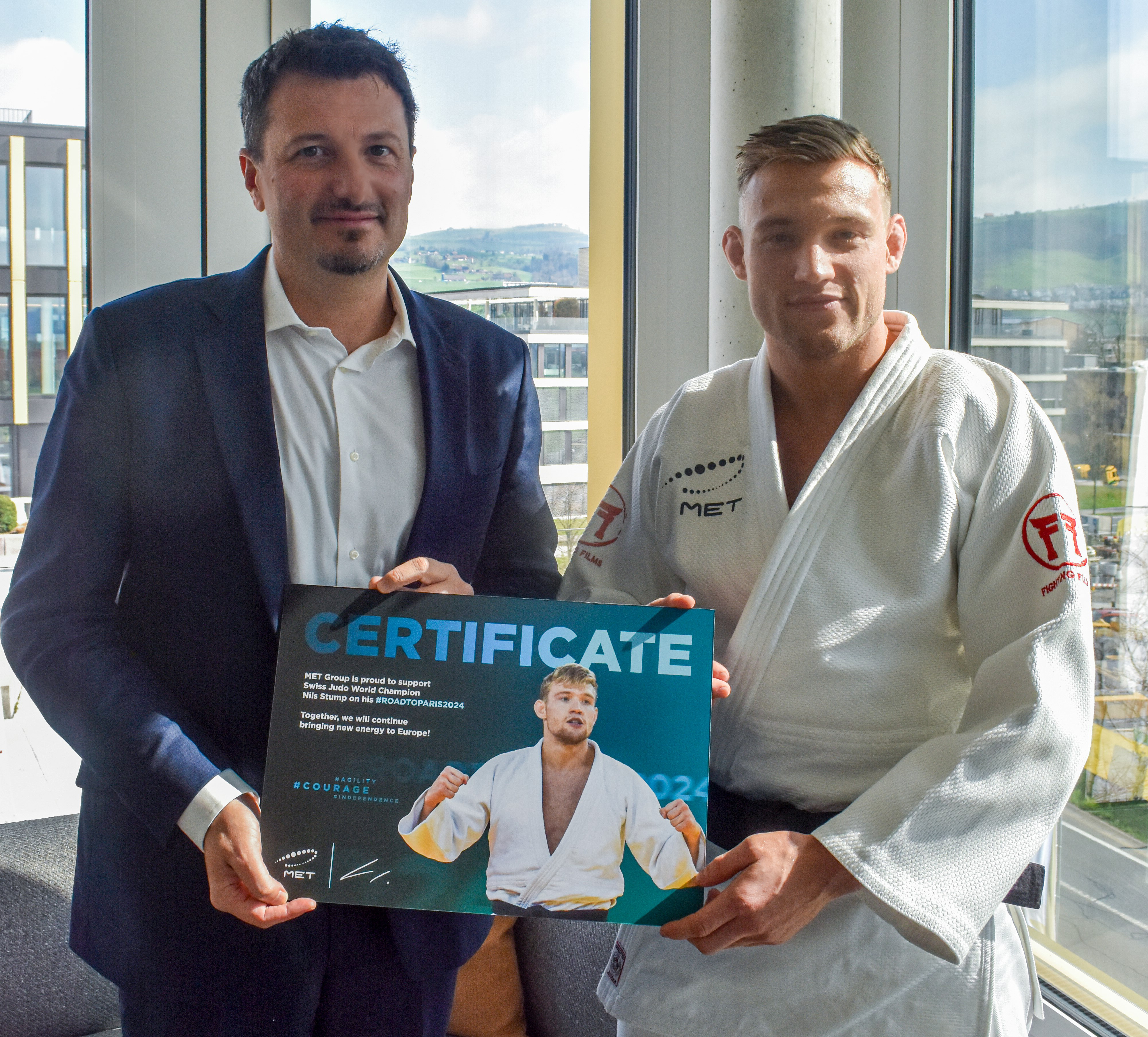 MET Group becomes the main partner of world judo champion Nils Stump